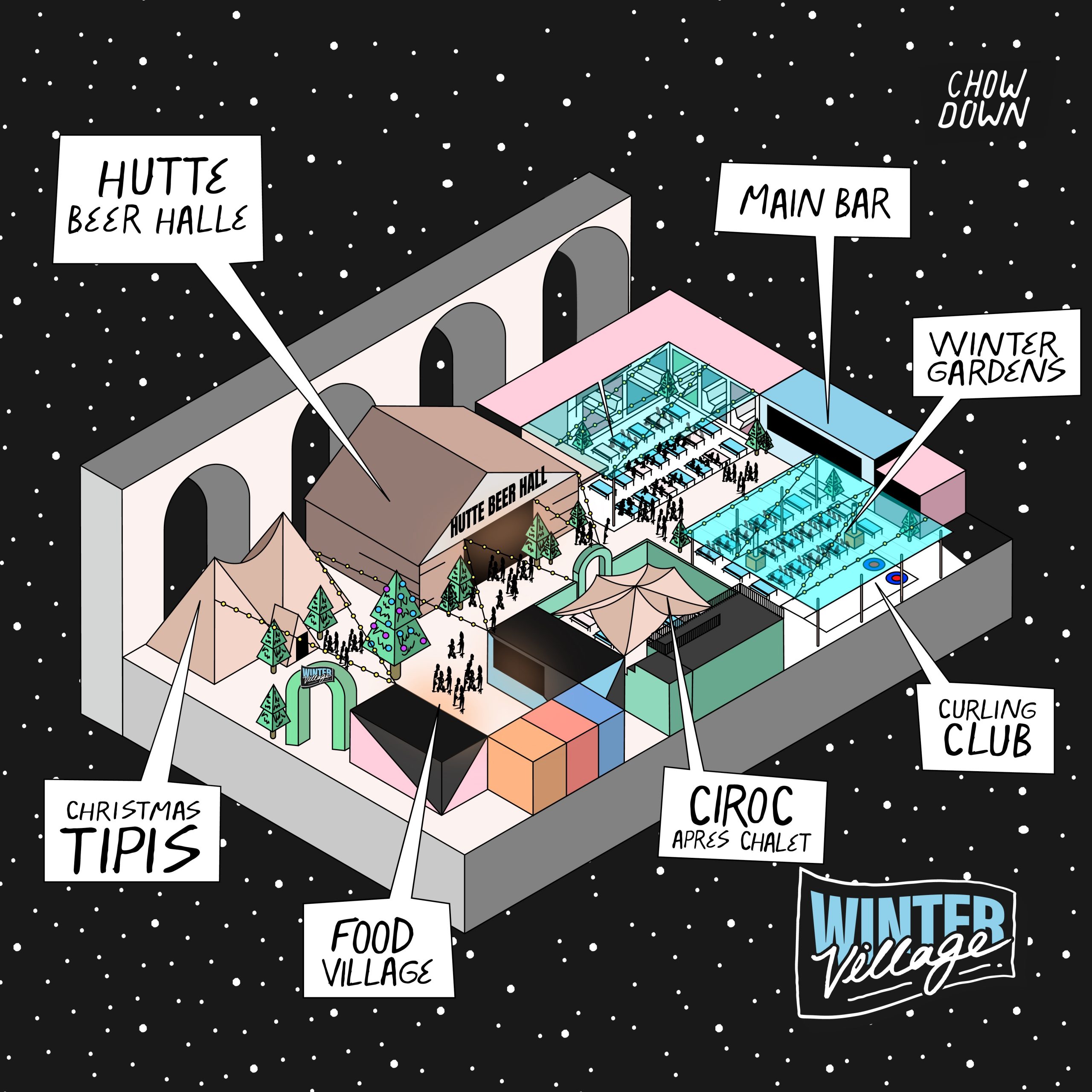 Chow Down returns with Winter Village and new beer hall for the World ...