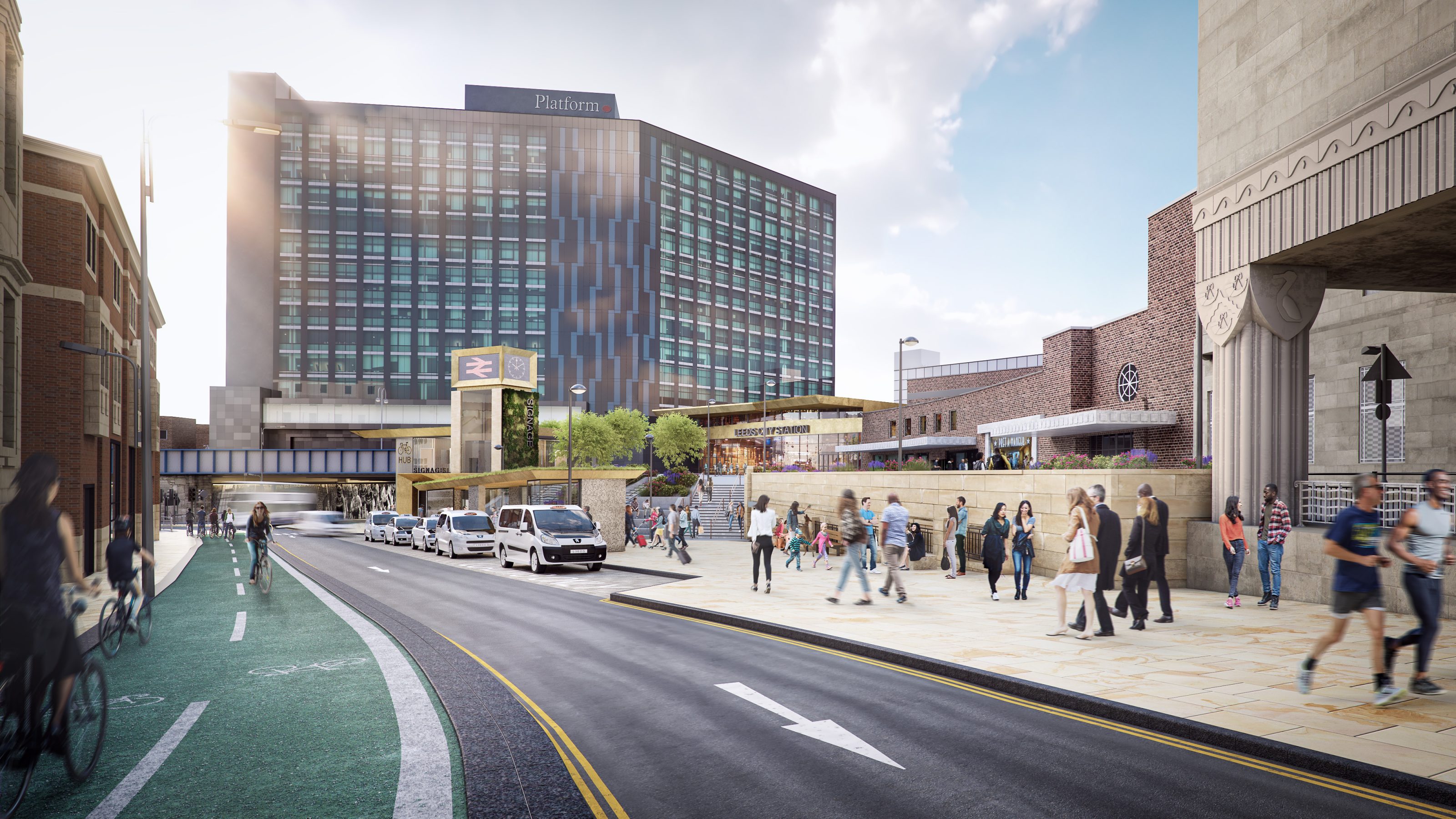 Transformation of Leeds City Rail Station begins- due to complete in 2025