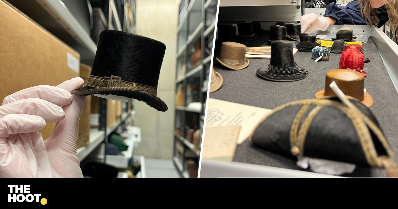 An incredible collection of tiny hats is being conserved at Leeds museum