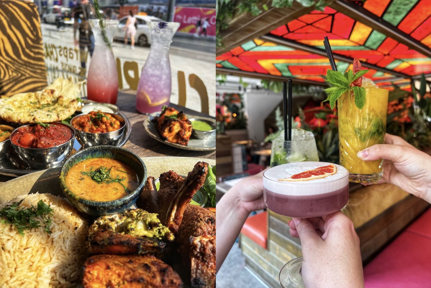 The Leeds bottomless with Indian street food and unlimited mango ...